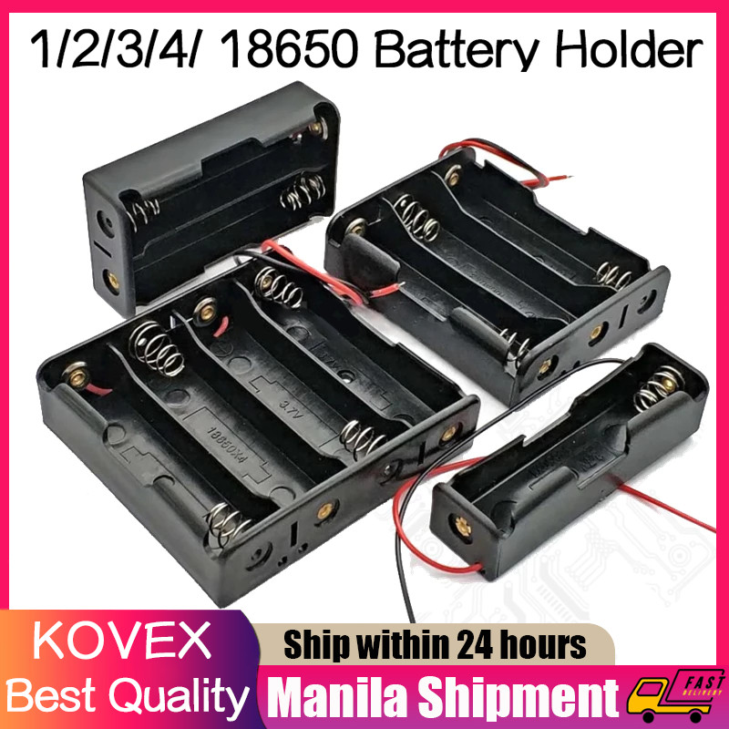 18650 SERIES 1/2/3/4/18650 Battery Holder 18650 Storage Box Case 18650 ...