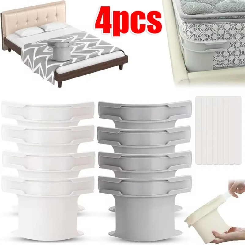 Invisible Bed Sheet Holders with Lock Strips Removable Anti Slip For ...