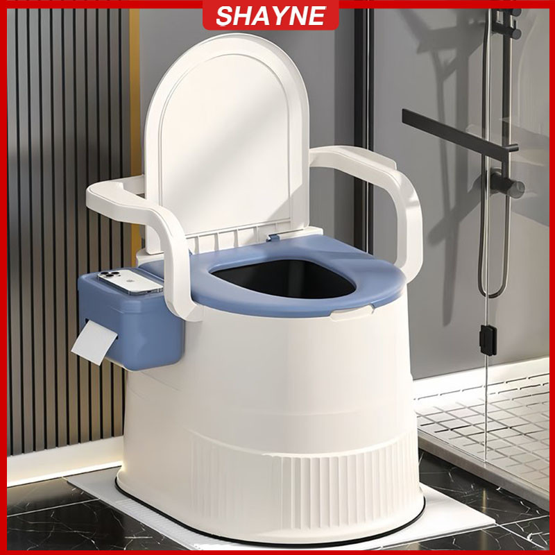 SHAYNE Portable Toilet Arinola for Adult Elderly Pregnant Patient ...