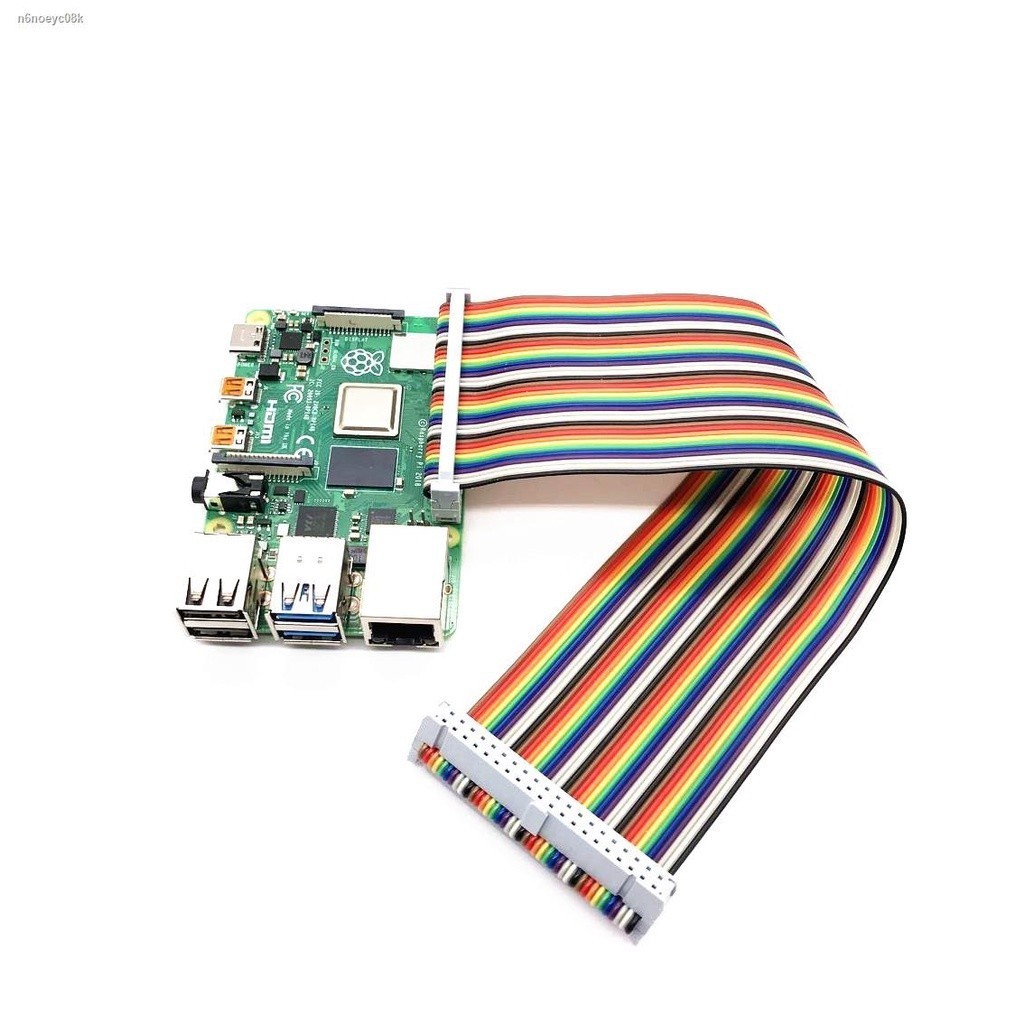 COD/Raspberry Pi Cable 40-pin Flat Flexible GPIO Cable 25cm Gray/Color ...