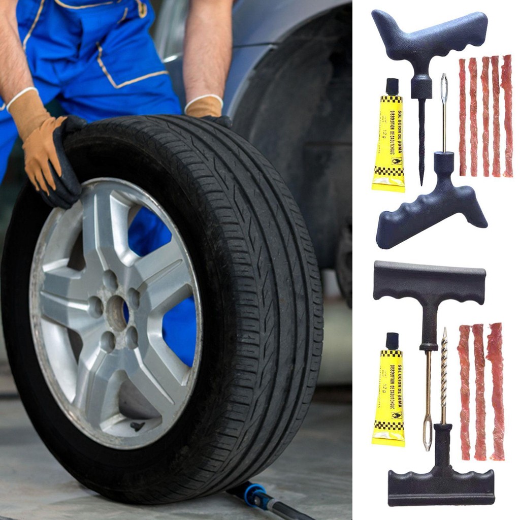 Tire Repair Kit Strong Adhesion Rubber Cement Tire Patch Kit Strong ...