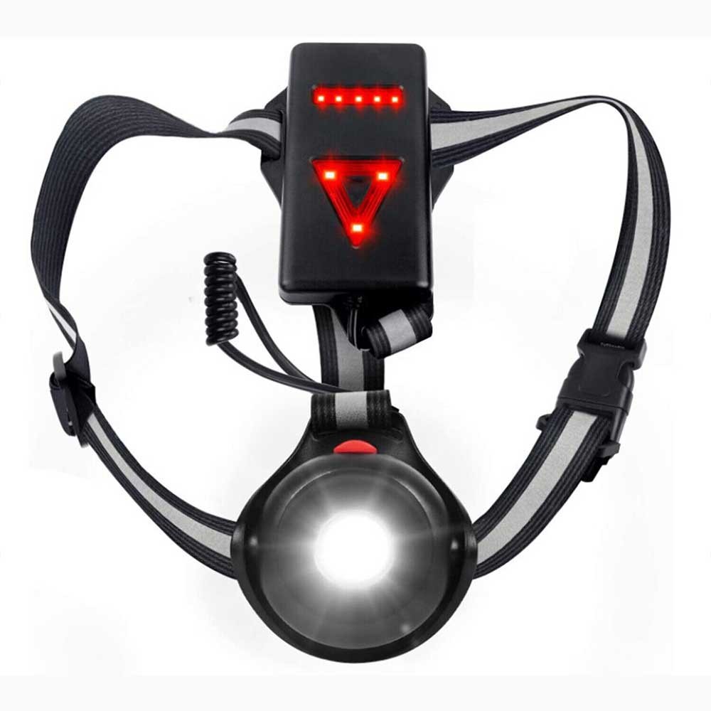 Mountaineering sports chest light LED reflective strip jogging USB ...