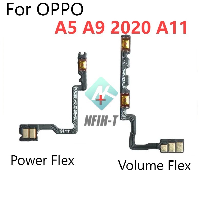 For Oppo A5 2020 A9 2020 A11 Power Volume Button Flex Replacement ...