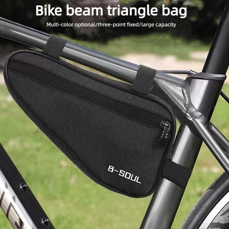 Bike Bag Waterproof Triangle Bike Bag Front Tube Frame Bag Mountain ...