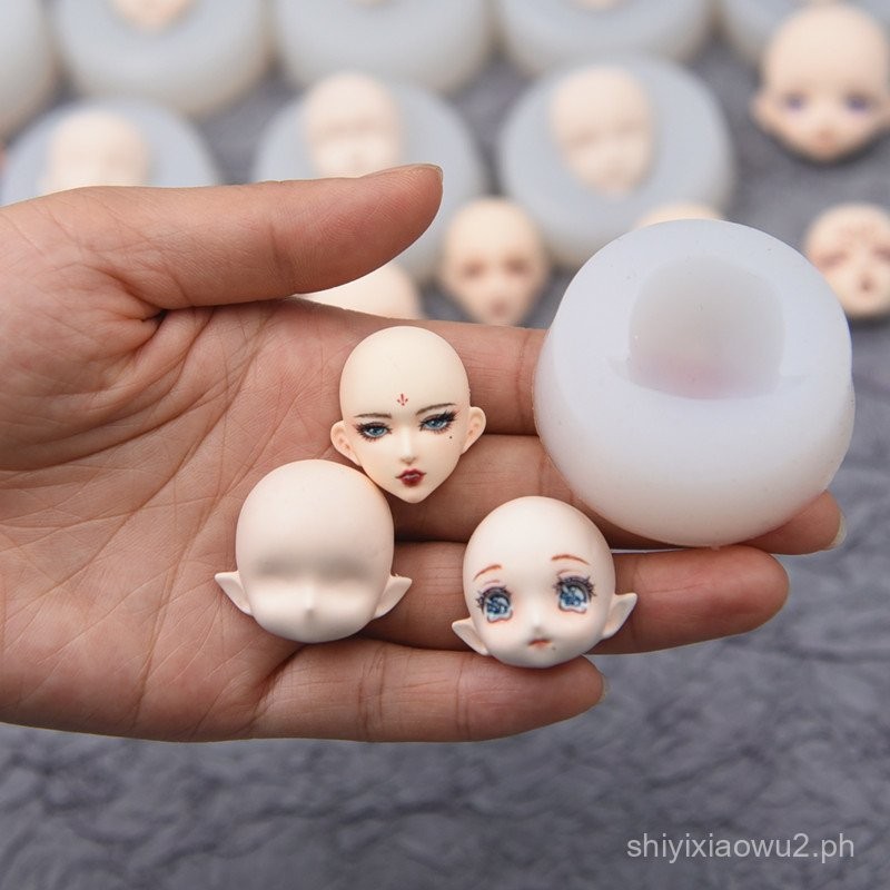 Ultra-Light Brickearth Mold Face Ultra-Light Clay Face Model Silicone ...