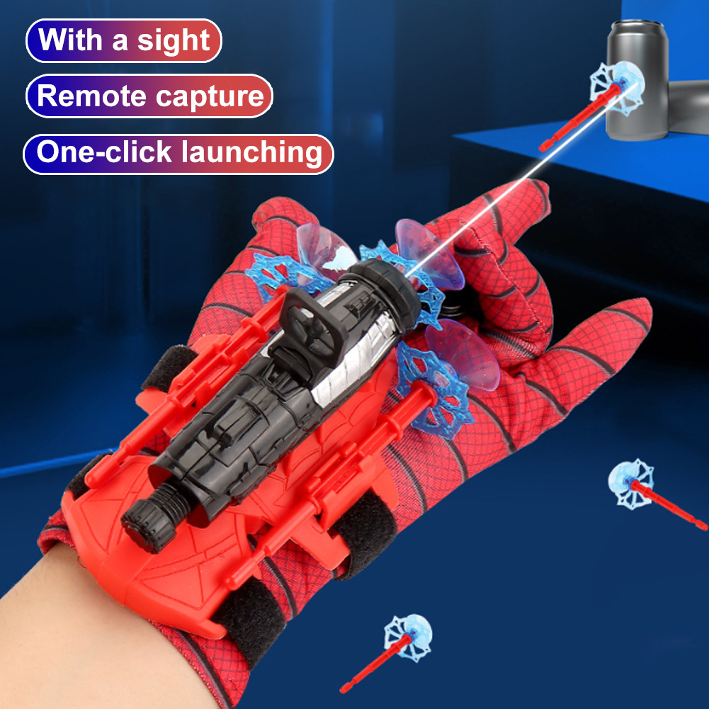 Spiderman Launcher Role-Playing Spiderman Web Shooter Dart Blaster ...