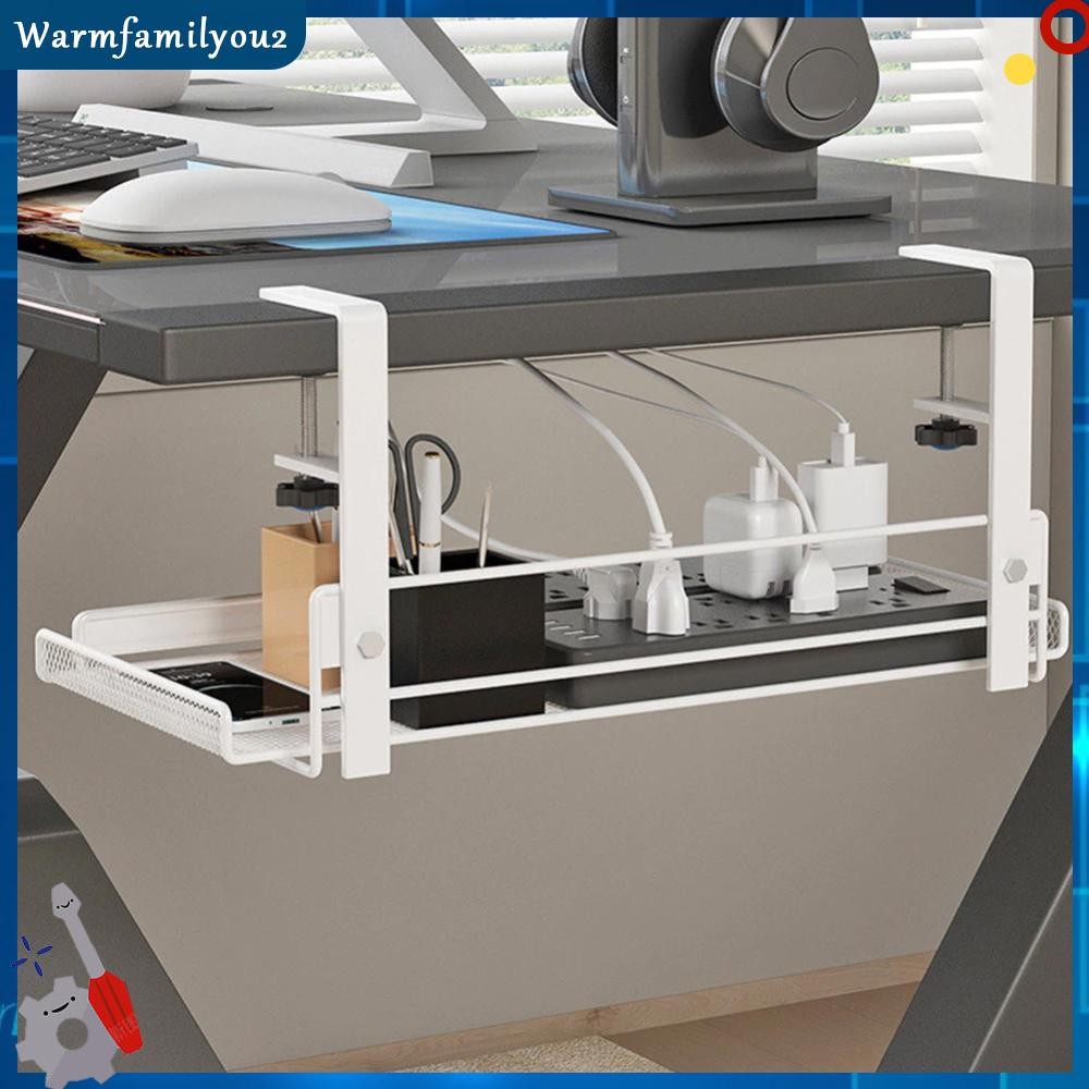 Desk Cable Organizers Under Table Cable Management Racks Wire ...
