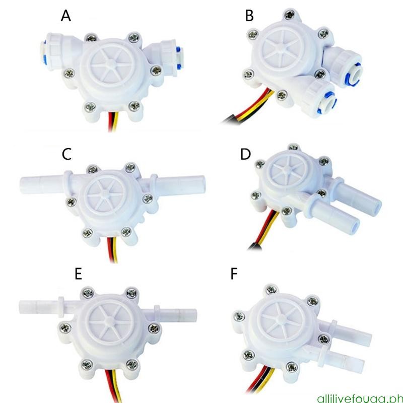 allilivefoua 1 4 Water Flow Sensor Switch Flowmeter Water Flow Counter ...