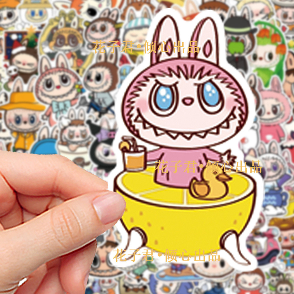 Ready Stock Free Shipping Cartoon Cute labubu labubu Stickers Labububu ...