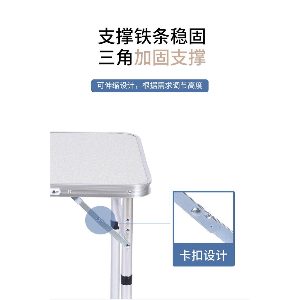 Cross-Border Outdoor Aluminum Alloy Folding Table Self-Driving Folding ...
