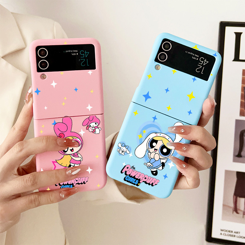 Samsung Z Flip 6 Cartoon Powerpuff Girls POP MART Crybaby Melody ...