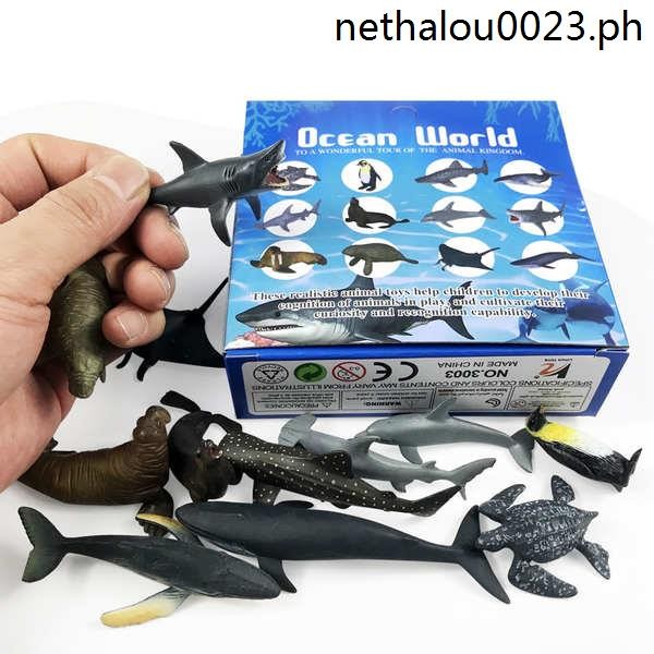 Small Mini Children Underwater World Simulation Animal Sea Life Model ...