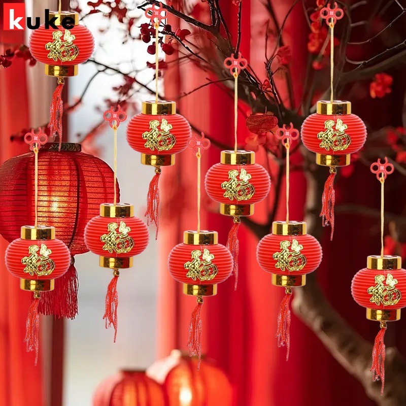 30/20Pcs 2025 Chinese New Year Mini Fuzi Lanterns - Lucky Lantern ...