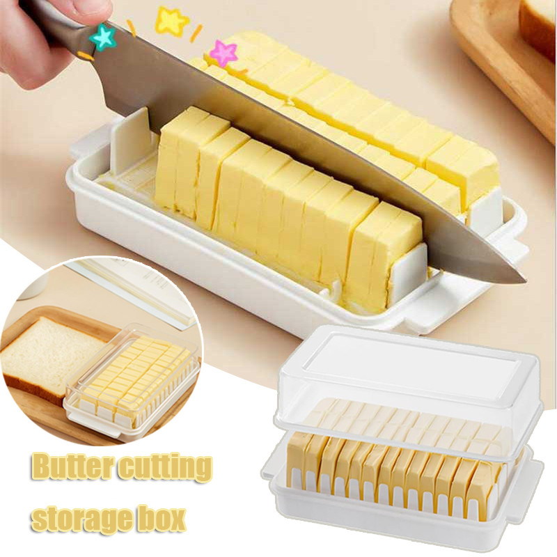 Butter Cutting Preservation Box - Covered Butter Cutting Storage Box ...
