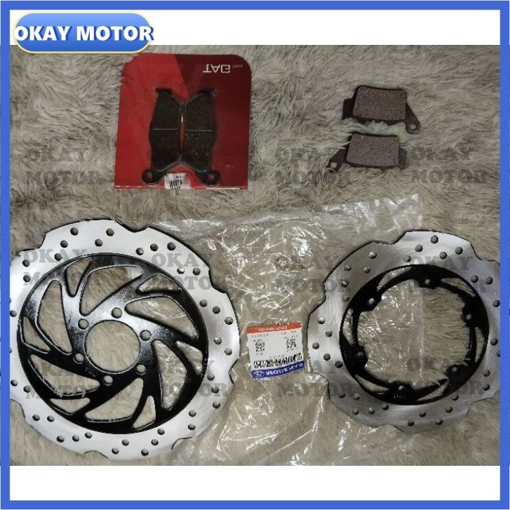 MODENAS NS200 pulsar front rear disc plate piring disk depan belakang ...