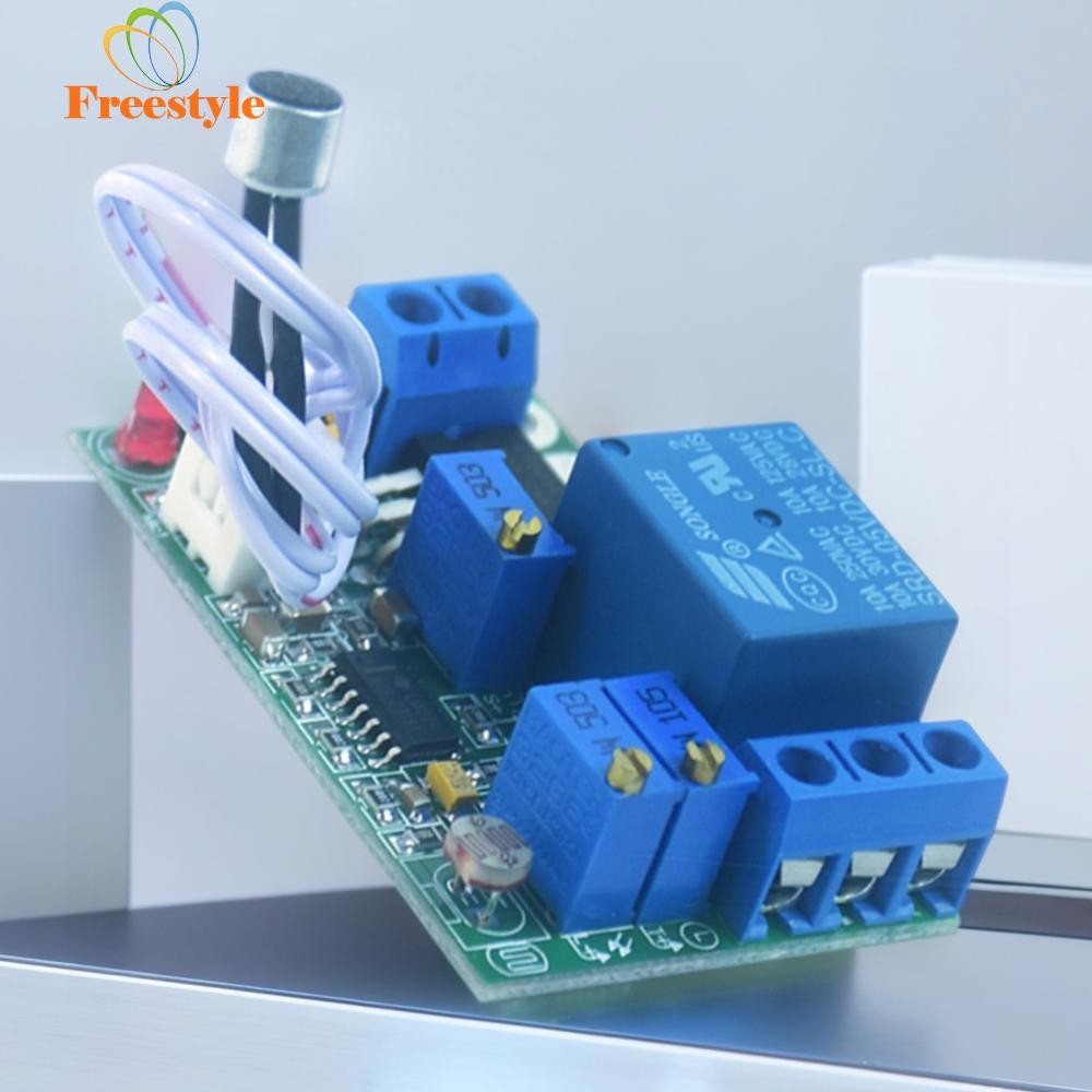 DC 7V-24V Sound Sensor Light Sensor Control Delay Switch Delay 3S-60S ...