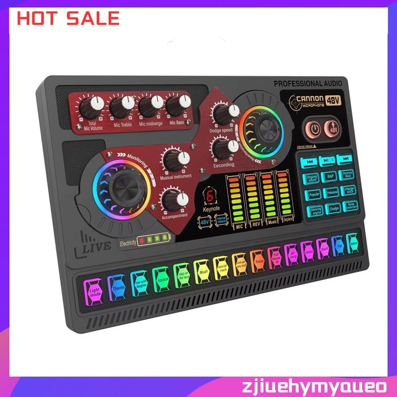 Podcast Equipment Bundle, X5 Audio Interface with Mixer, Sound Board ...