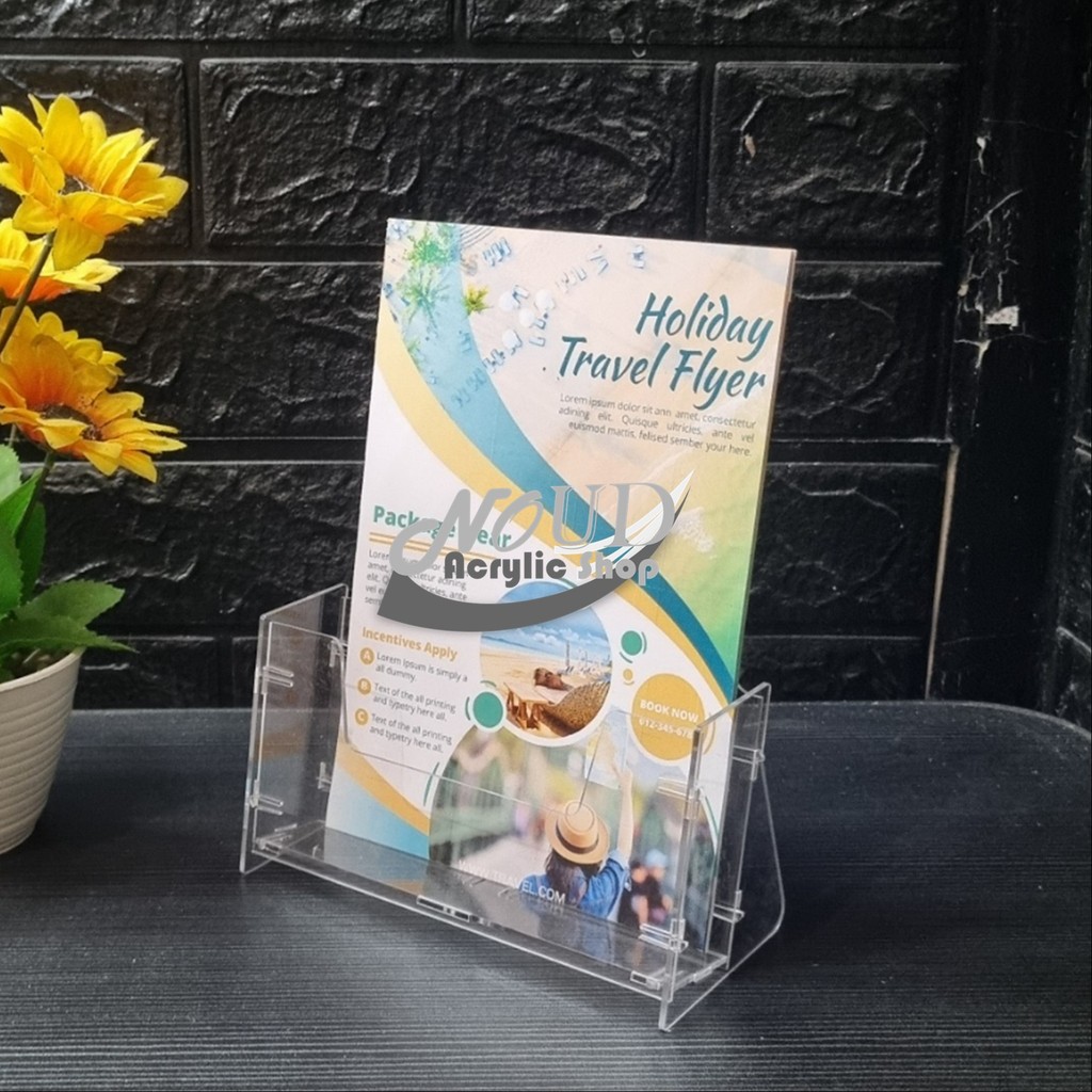 A5 Acrylic Brochure Holder / Acrylic Brochure Display / Knock Down ...