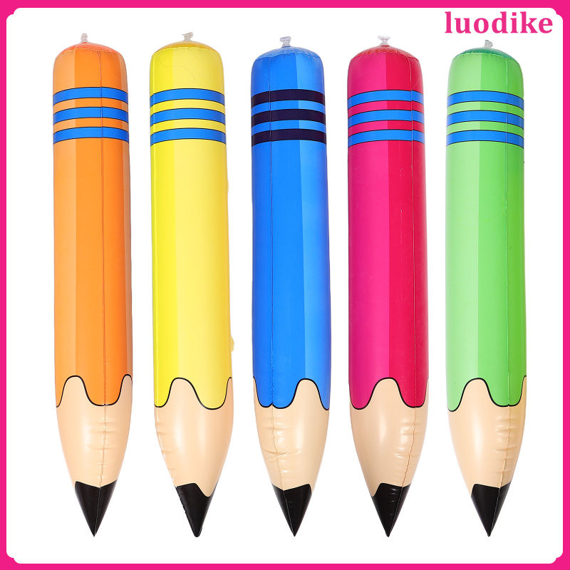 Giant Pencil Balloon Inflatable Toy Crayon Birthday Decoration Golden ...
