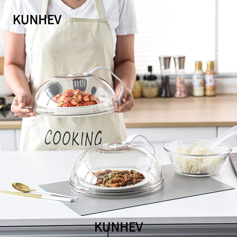 KUNHEV Microwave Food Cover Steam Vent Plastic Anti-Sputtering Heat ...