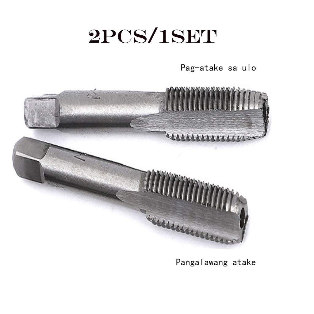 2pcs/1 Set M3-M14 Hand Tap Standard Thread Squeeze Straight Groove Hand ...