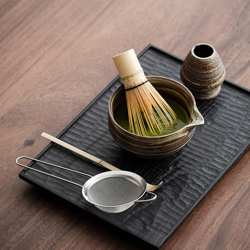Matcha5Matcha Tea Bowl Set with Spout, Tea Whisk Stand, Matcha Stirrer ...