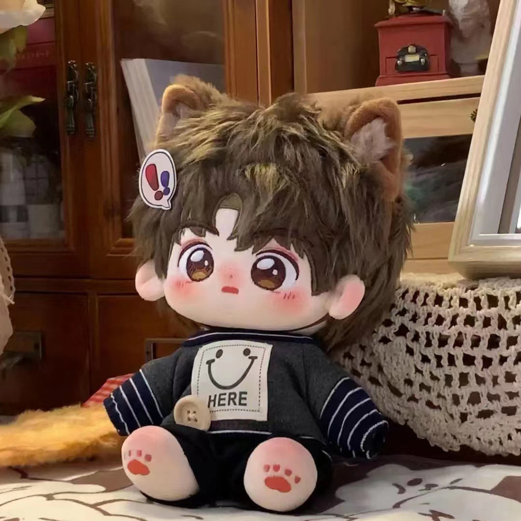 Dumb Wolf Boy Cotton Doll 15CM Cute Dress Up Plush Friend Gift Boy ...