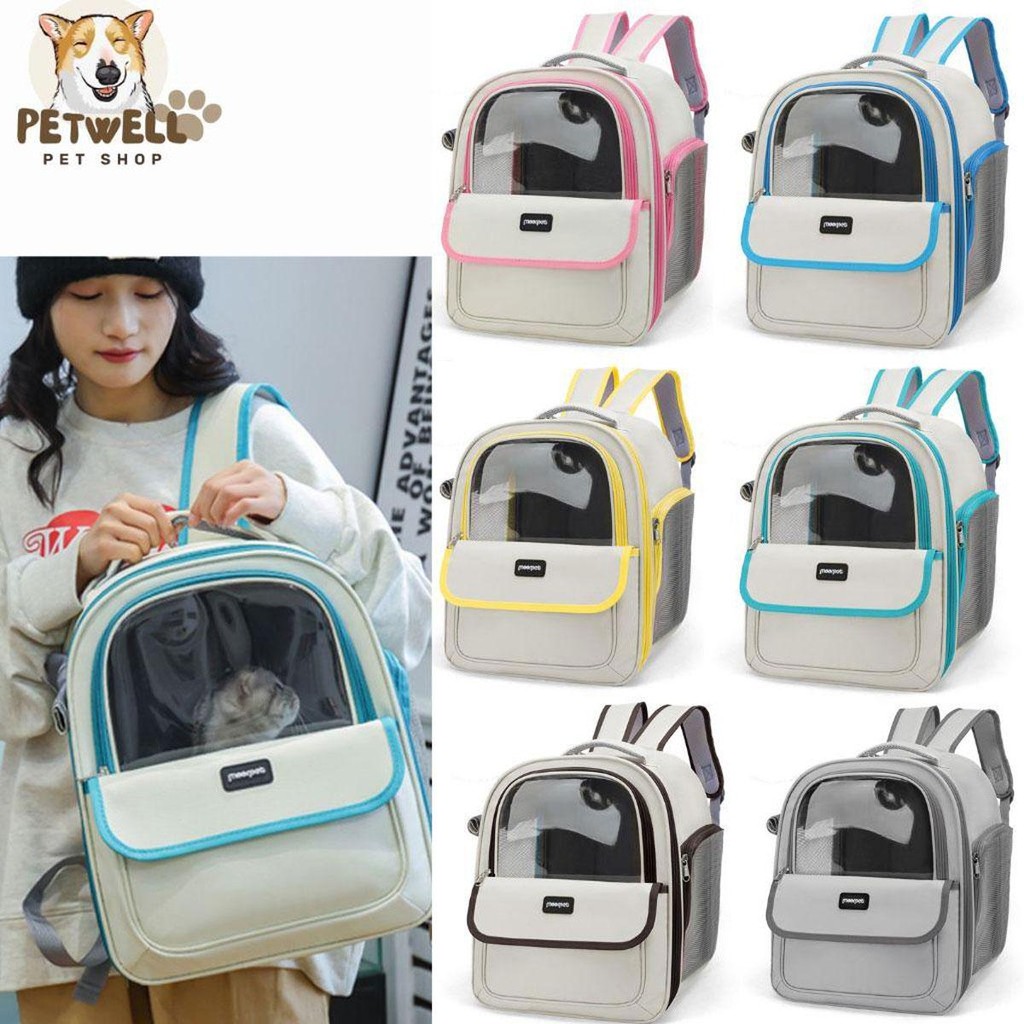 Cat Bag Large Capacity Backpack Cat School Bag Pet Backpack Cage Dog ...