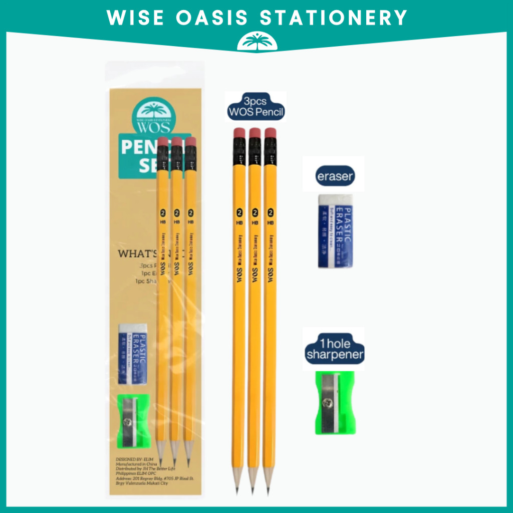 WISE OASIS STATIONERY Pencil Bundle Set | Shopee Philippines