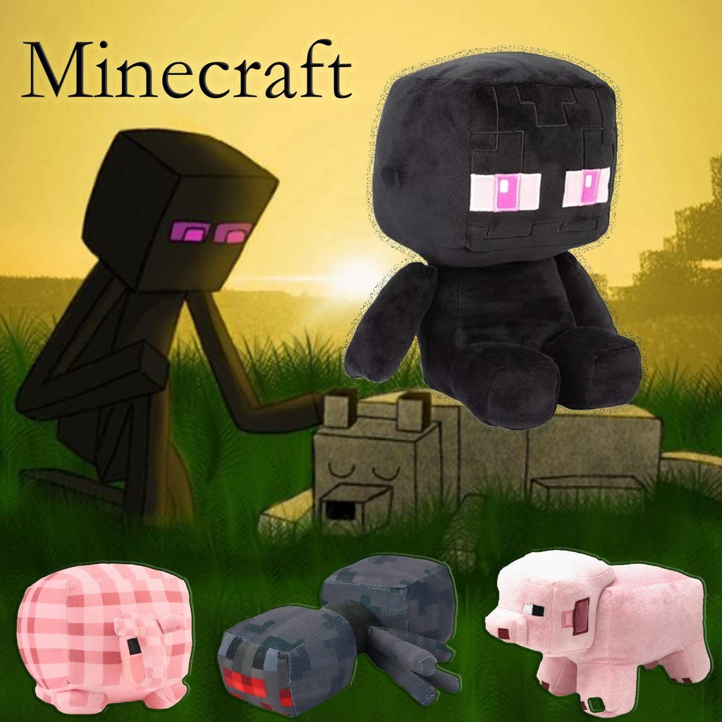 Minecraft Sitting Enderman My world sitting enderman plush toy shinph | Shopee Philippines