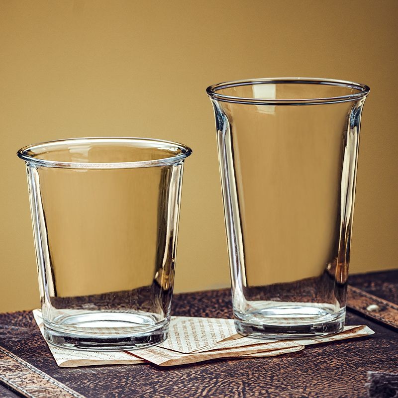 Transparent Transparent Glass Cup with Straw High Temperature Resistant ...