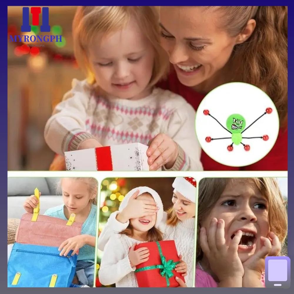 MYRONGPH Decompression Tool, Sticking Wall Stretchy Crawling Spider Toy ...
