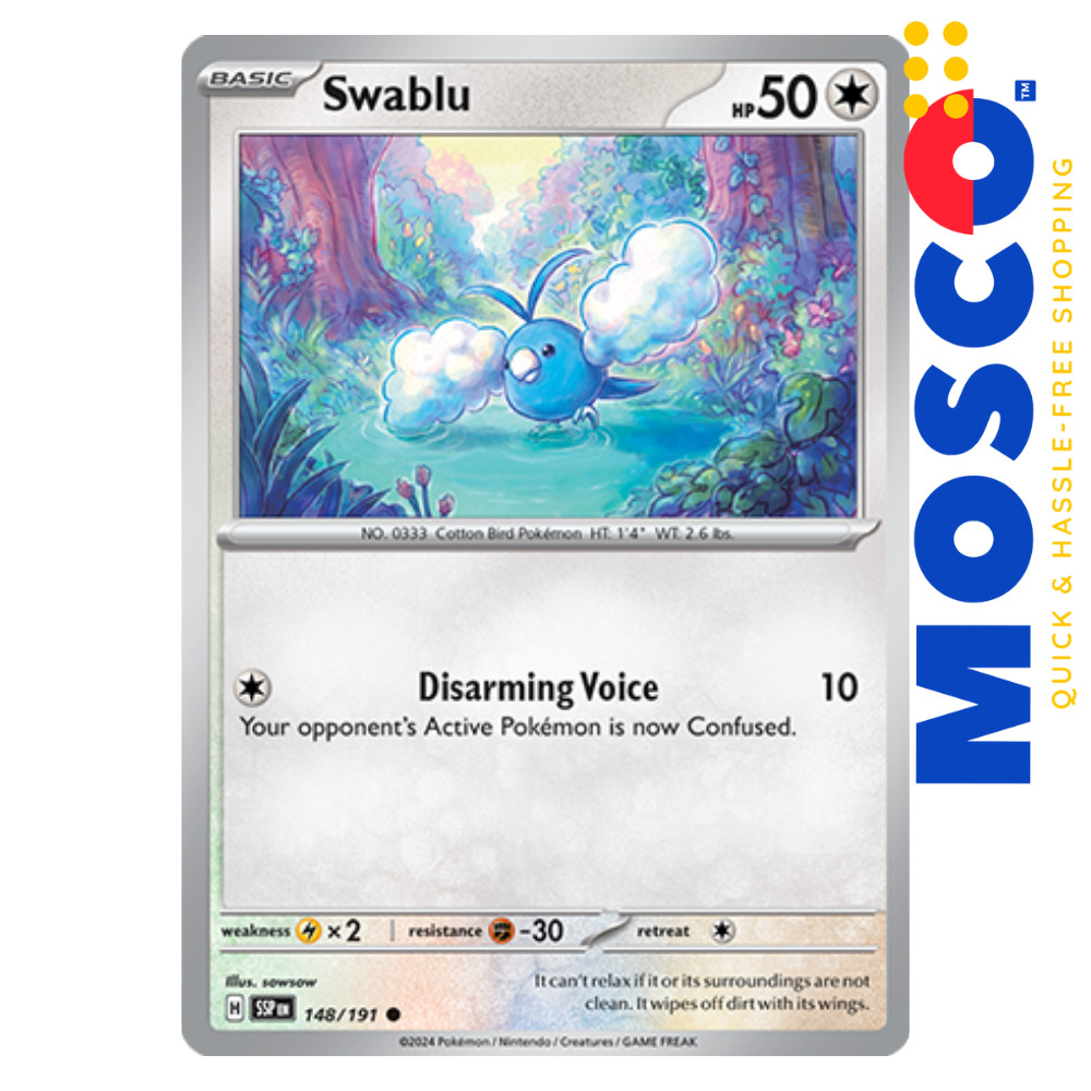 Swablu - 148/191 Surging Sparks | Pokemon TCG | Shopee Philippines