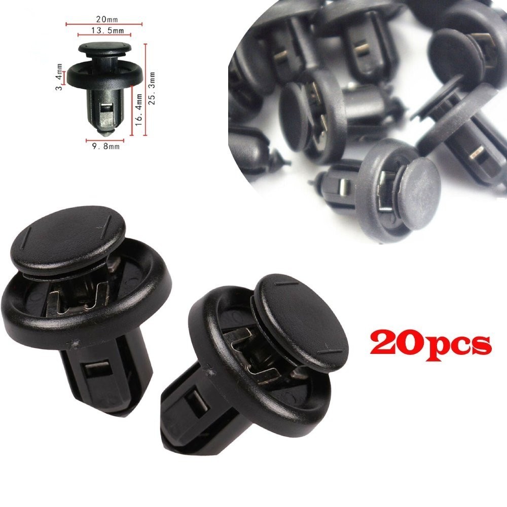 Secure Push In Retainer Clip for Front Bumper Metal Insert for Strength ...