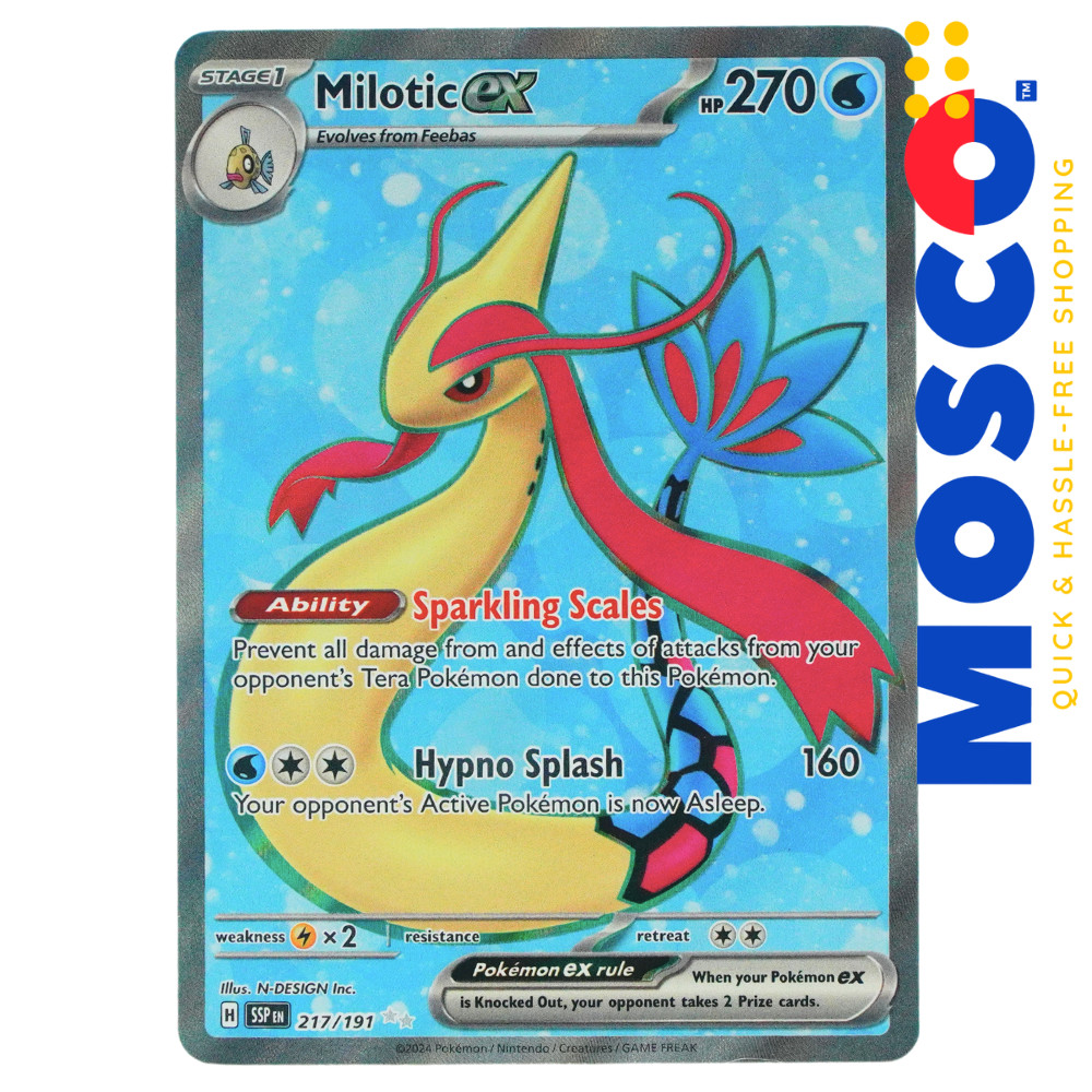 Milotic ex - 217/191 Surging Sparks | Pokemon TCG | Shopee Philippines