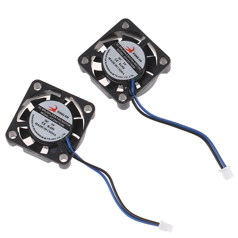 PP+Ultra-miniature Brushless Fan Electric DC 5V 6V 2507 Mini Micro Tiny ...