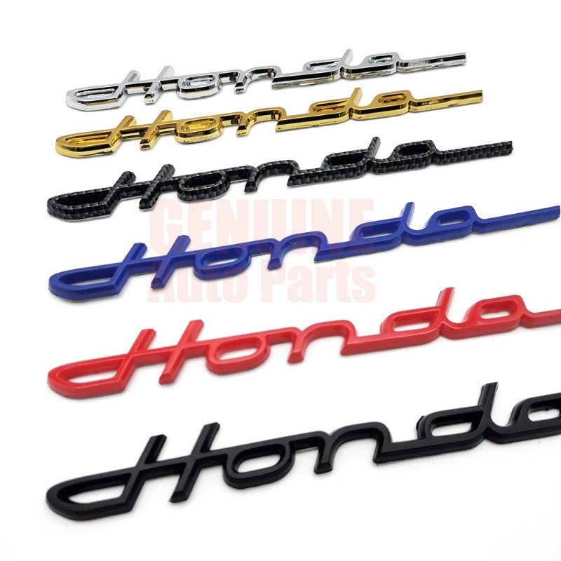 Honda Word Logo Italy Font Design Emblem Honda Badge Car Styling Logo ...