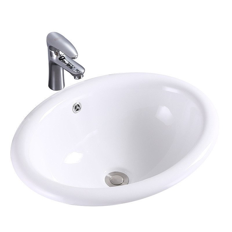Semi-Embedded Table Basin Washbasin Oval Mid-Basin Square Inter ...