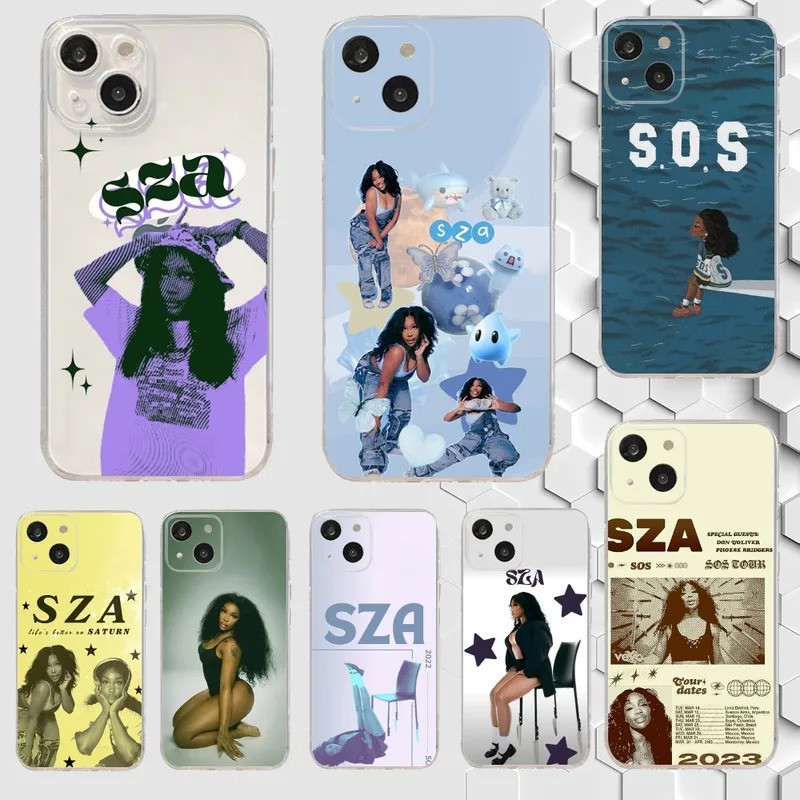 TK-1 Singer S-Sza Sos Phone Case For iPhone 15,14,13,12,11 Plus,Pro,Max ...