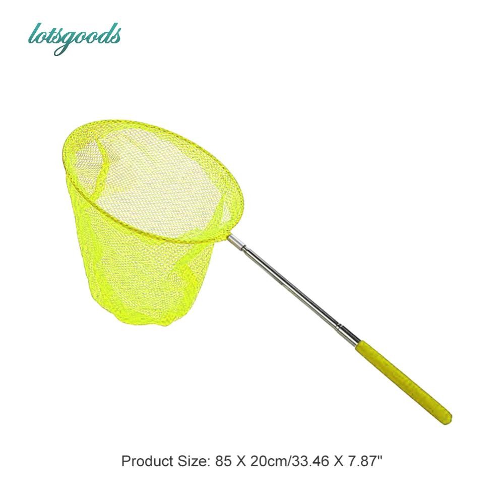 Kids Telescopic Butterfly Dragonfly Nets Extendable Nylon Fishing Mesh ...