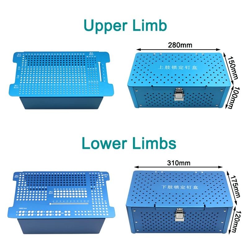 Upper Lower Limb Locking Bone Screw Box Bone Nail Placement Storage Box ...
