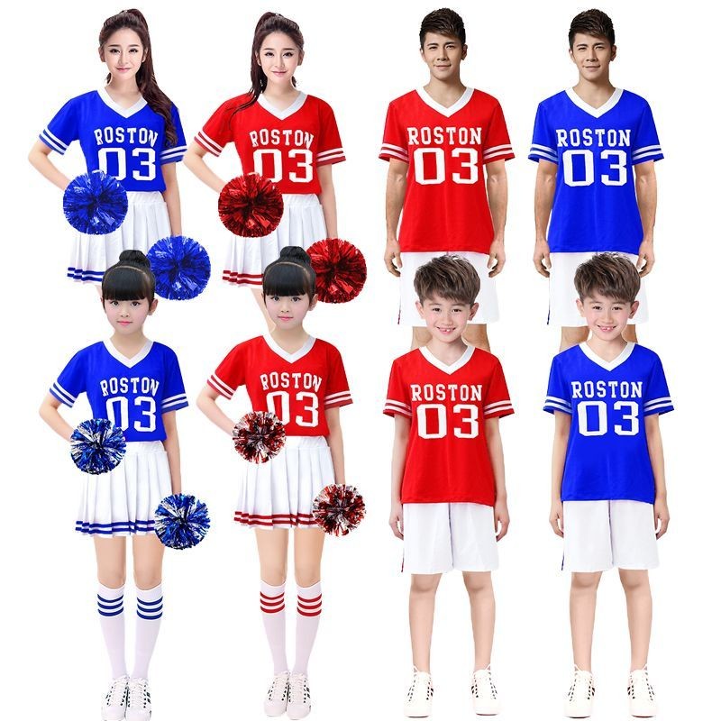 Cheering Squad Uniform Children's Cheerleading Clothing Men's and Women ...