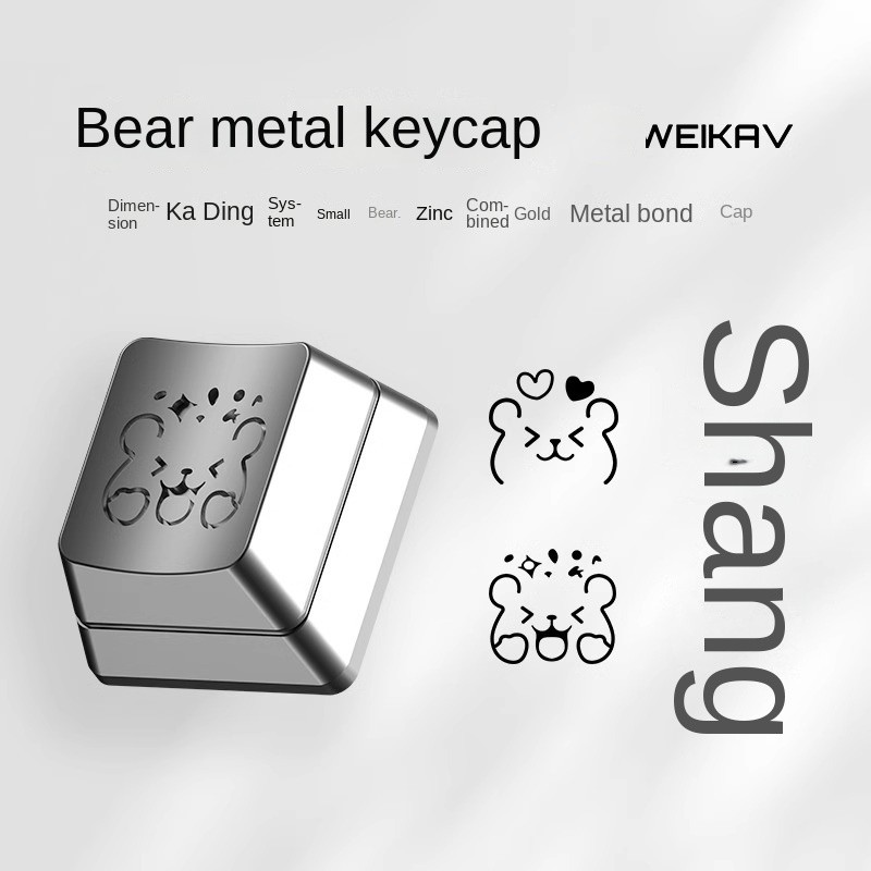 Victor Zinc Alloy Metal Keycap Game Mechanical Keyboard Accessories ...
