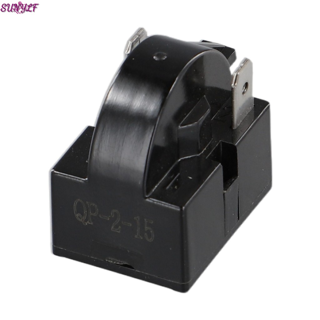[SUNYLE] Refrigerator PTC Starter Relay Replacement 2 Pins Compressor ...
