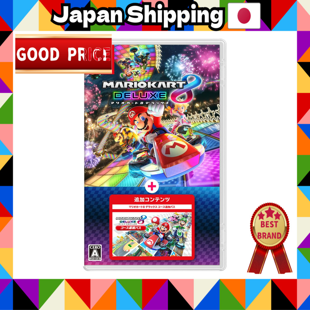 [Delivered from Japan] Mario Kart 8 Deluxe + Course Additional Pass ...