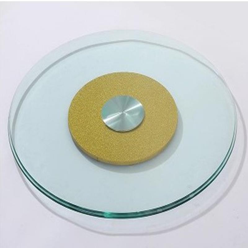 #Small Plate Dining Table70cm Zhuo Glass Turntable Dining Table round ...