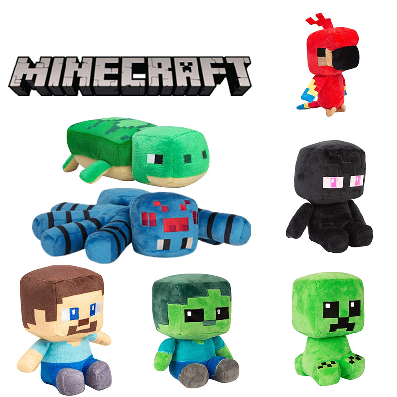 New A Minecraft Movie Plush Doll Creeper Steve MC 2025 Enderman Zombie ...