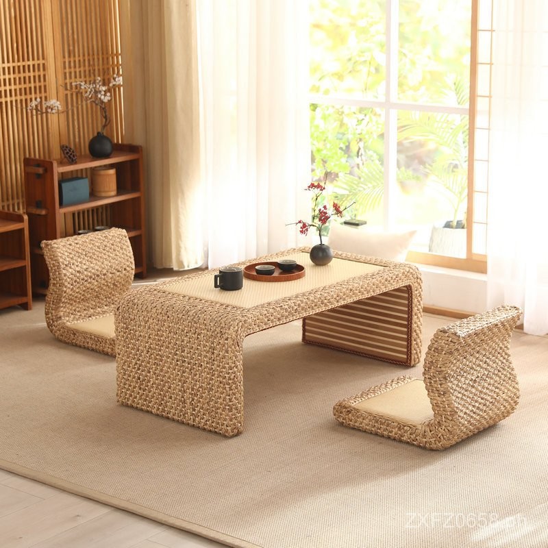 Bay Window Table Combination Minimalist Japanese Style Deck Balcony ...