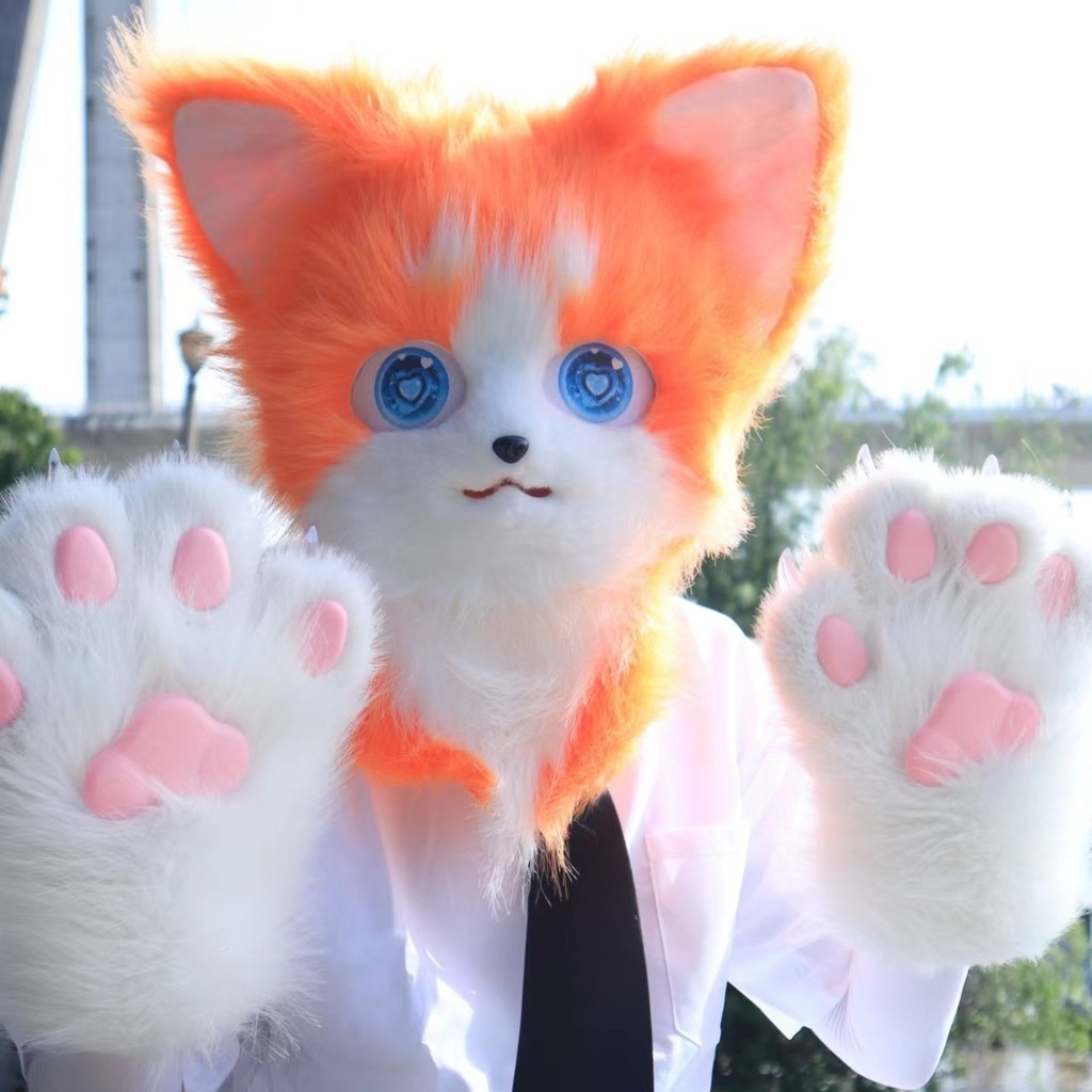 Animal Head Japanese Style Animal Costume Fursuit Original Single Head ...