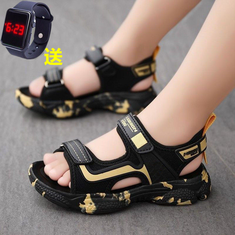[2Ten Thousand People Collection]Boys sandals2025Summer Big Kids ...